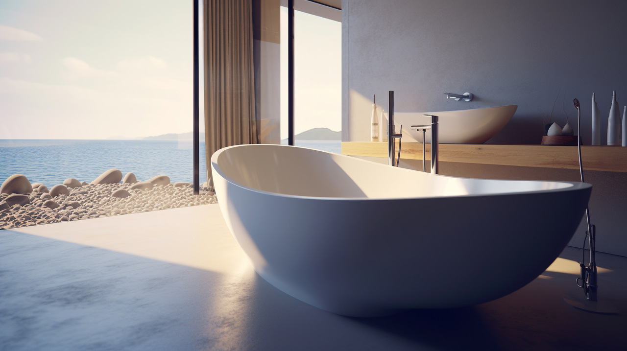 Freistehende Badewanne: Das Highlight im modernen Badezimmer ...
